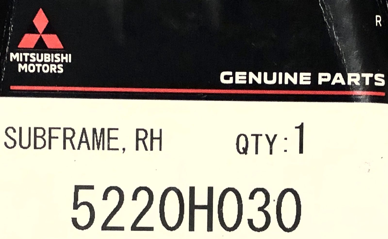 PANEL,HEADLAMP SUPPORT,LWR - Mitsubishi