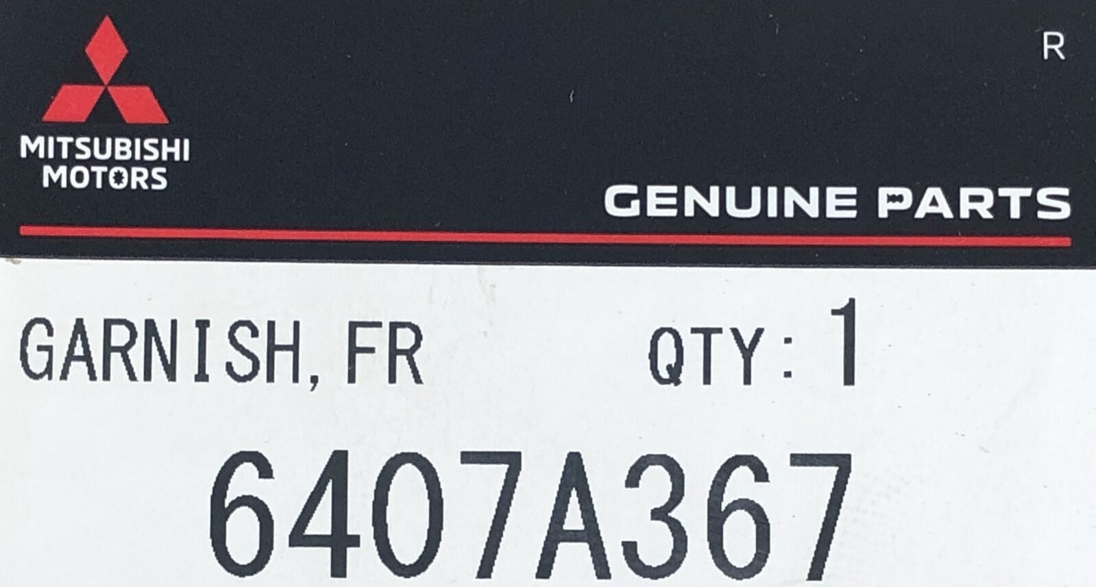 GARNISH,FR BUMPER SIDE - Mitsubishi