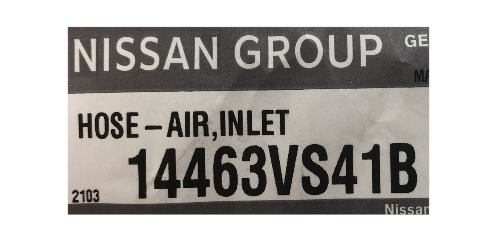 HOSE-AIR INLET - Nissan
