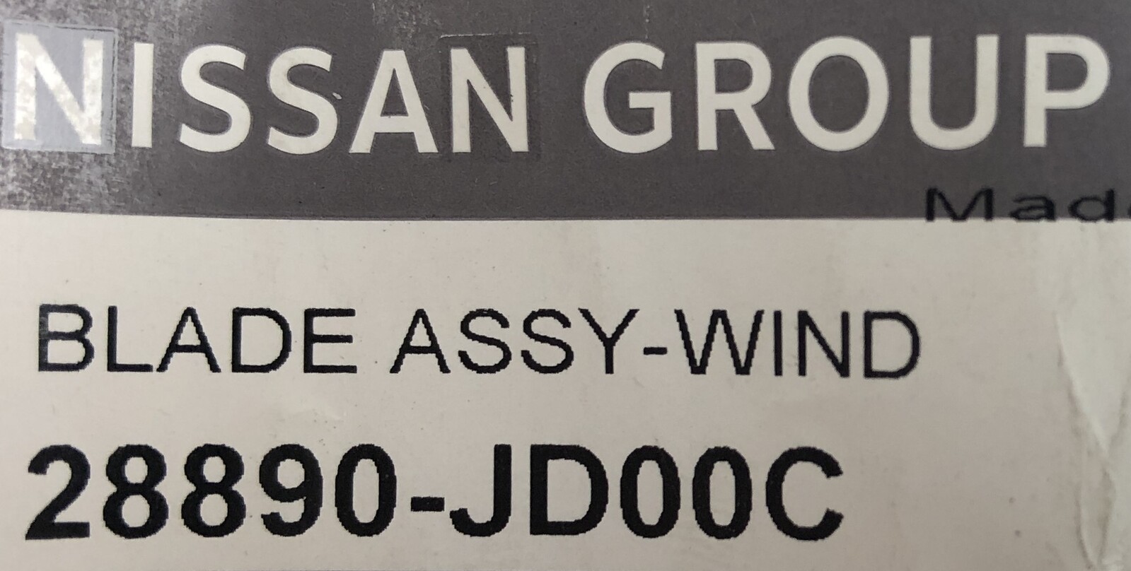 BLADE ASSY-WIND - Nissan