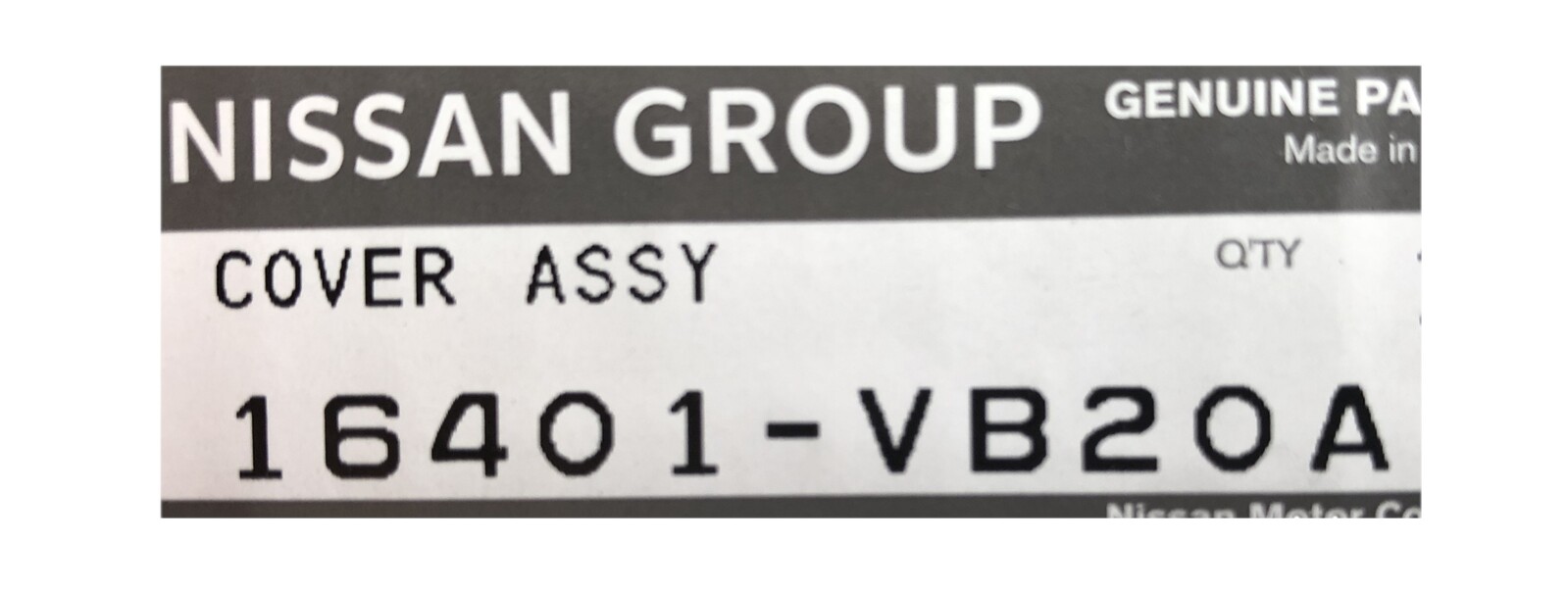 COVER-UPPER - Nissan