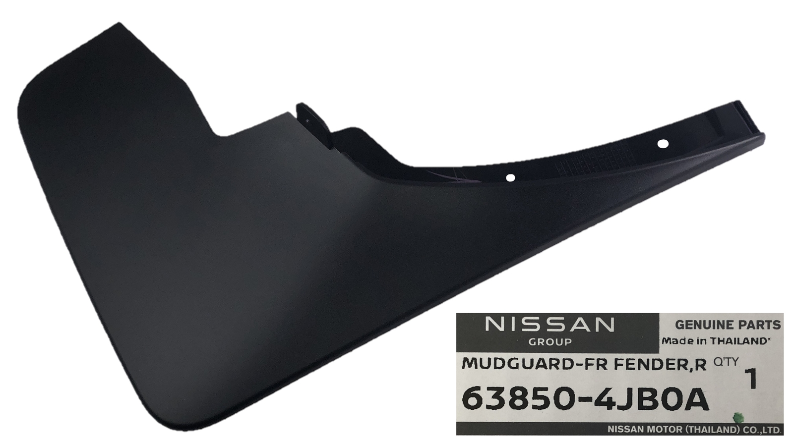 MUDGUARD SET-FRONT FENDER RH - Nissan