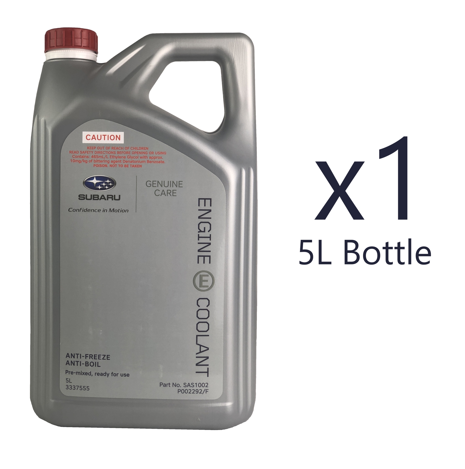 SUBARU COOLANT 3 x 5L - Subaru